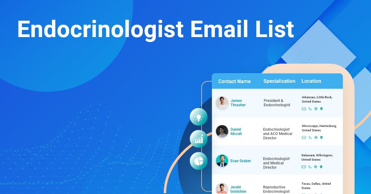 Endocrinologist Email List | Get 100% Verified Contacts