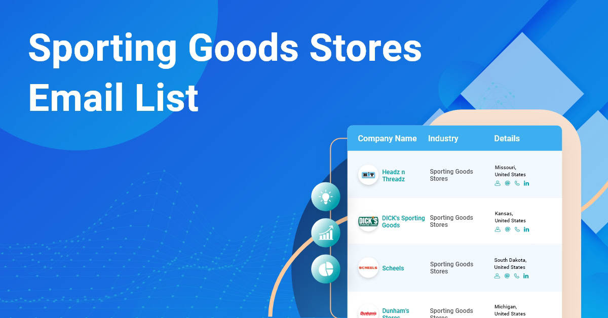Sporting Goods Stores Email List | 100% Opt-in Contact Data